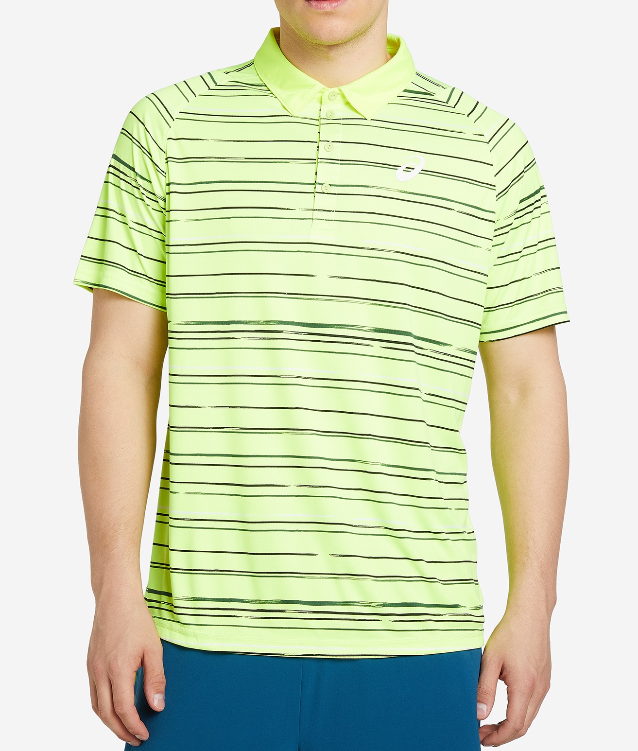ASICS PADEL GRAPHIC YELLOW POLO SHIRT 123829 0102 — Спортивный стиль