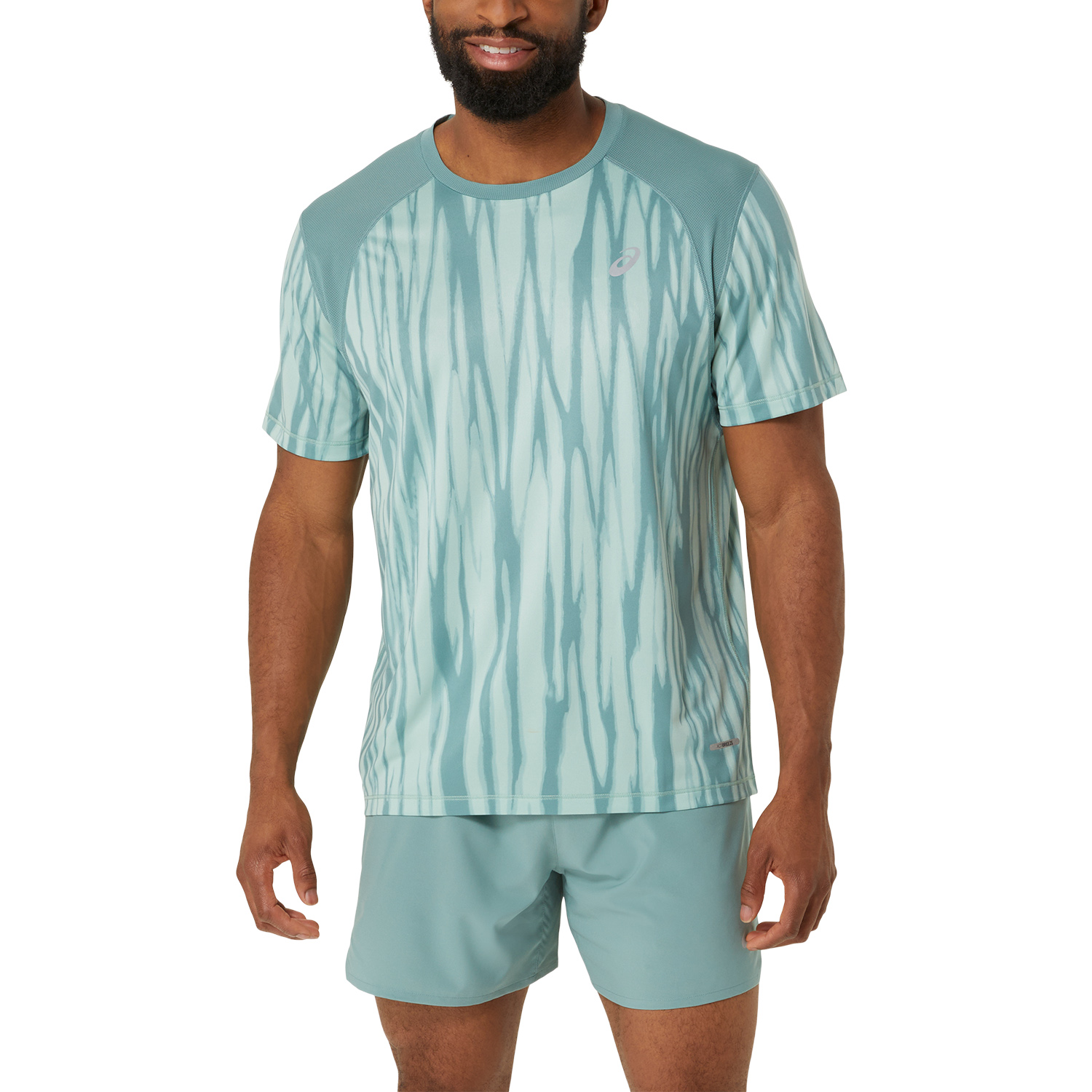 Мужская беговая футболка Asics Road All Over Print SS Top 2011D092 300 ...